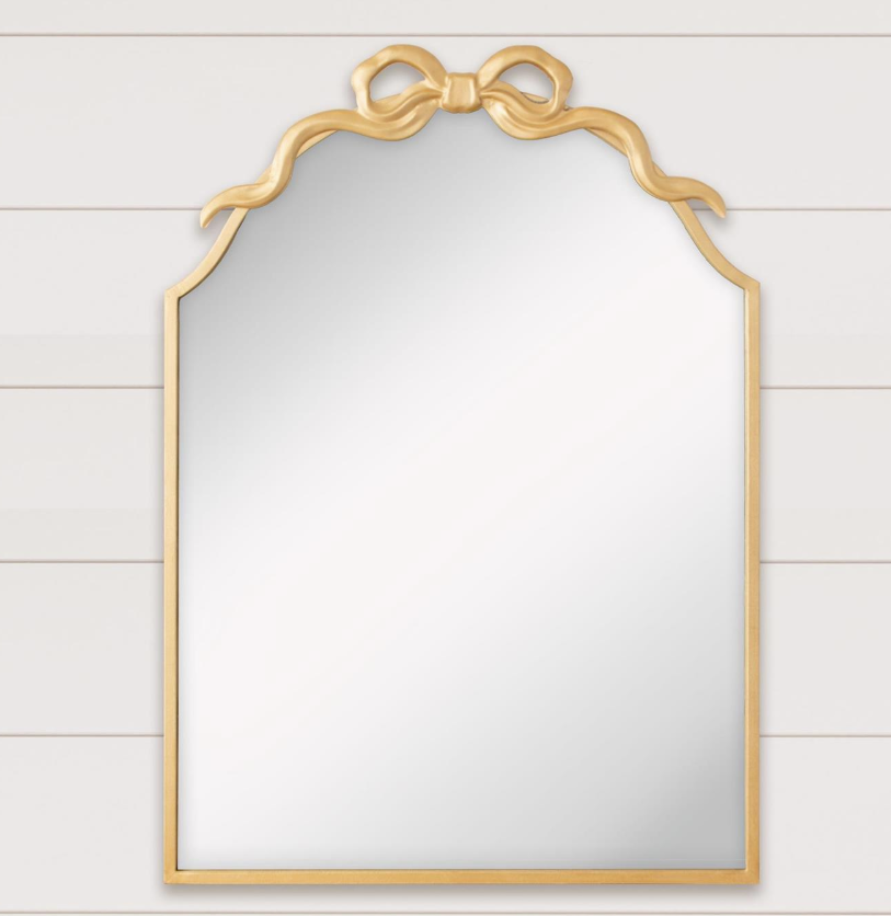 Arch with Gold Bow Mirror | The Farmer's Wife