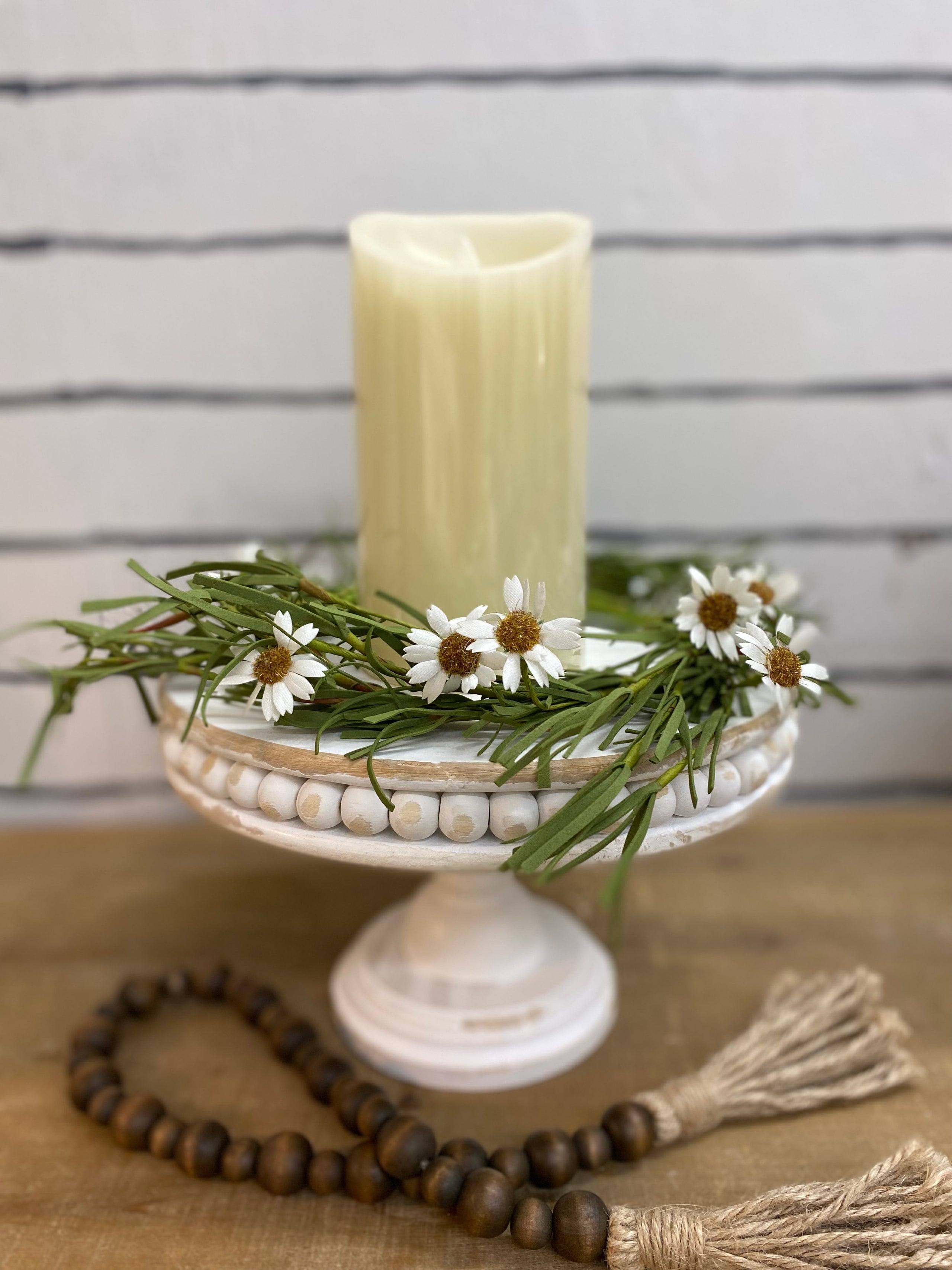 Mini Daisy Candle Ring | The Farmer's Wife